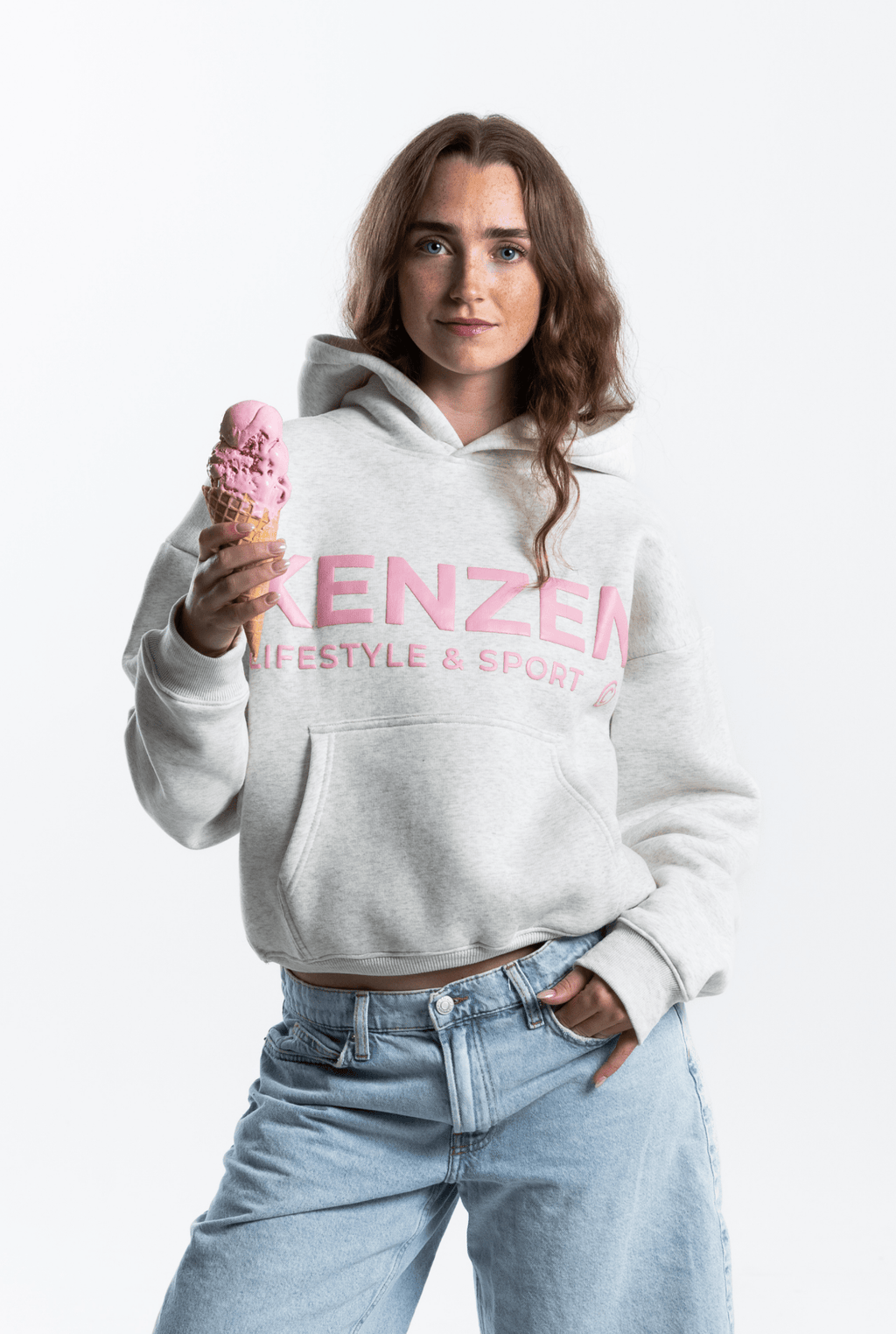 Boxy Hoodie - Grey – KENZEN